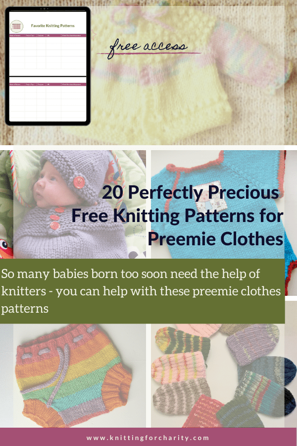 20 Perfectly Precious Free Knitting Patterns for Preemie Clothes