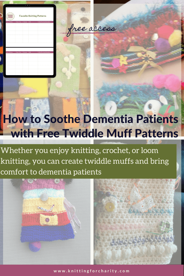 How to Soothe Dementia Patients with Free Twiddle Muff Patterns